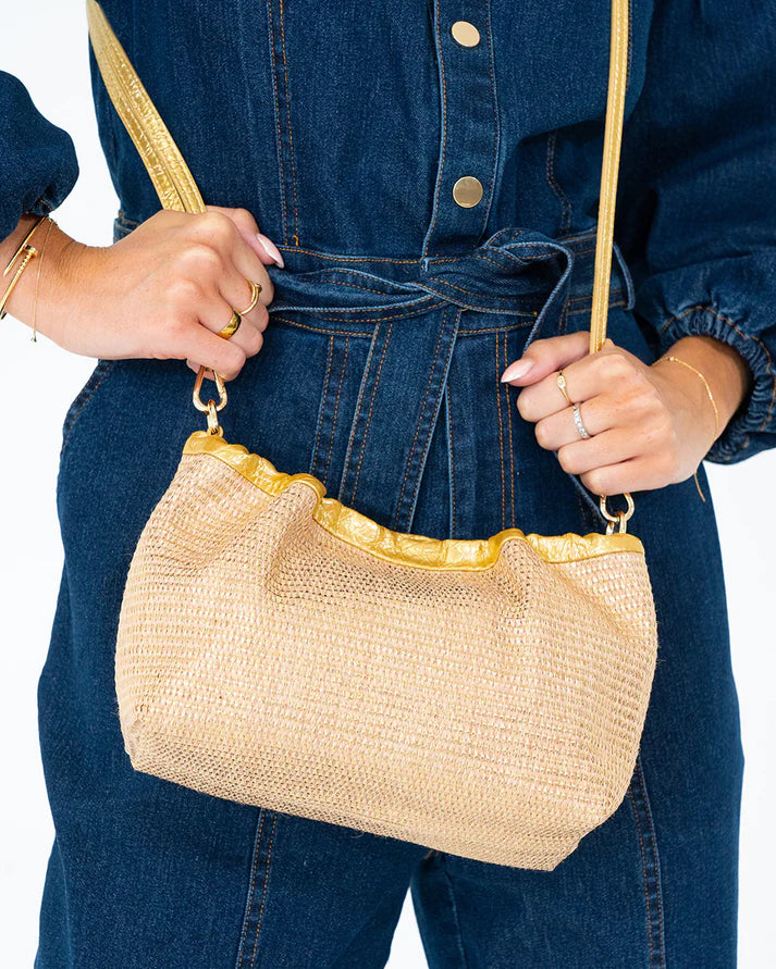Monty Bag | Gold Weave – Boutique on Binney